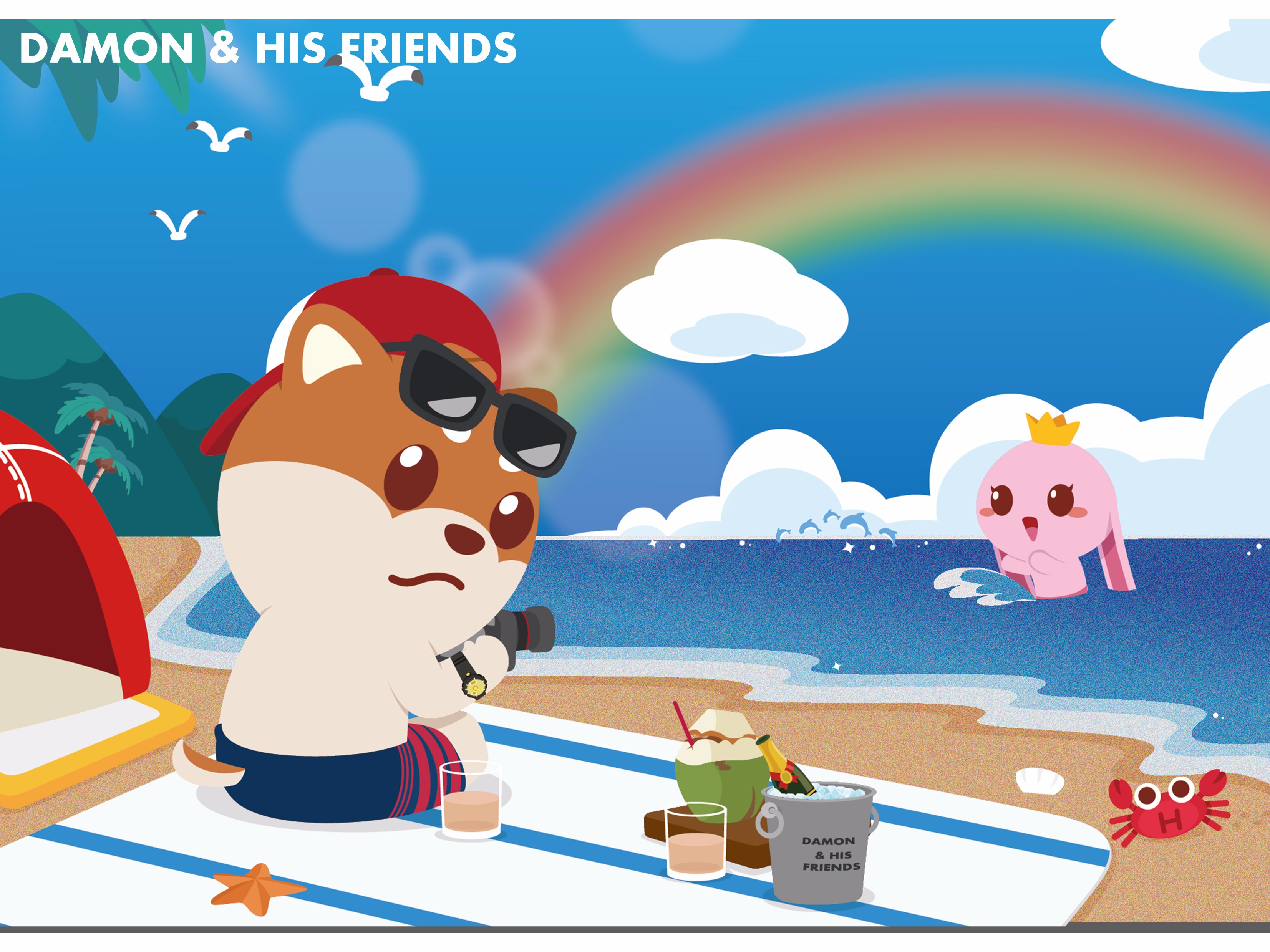 DAMON & HIS FRIENDS_不正经动画-站酷ZCOOL