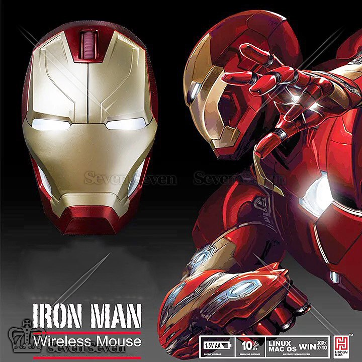 官方正版漫威MK46钢铁侠鼠标_77动漫v5-站酷ZCOOL