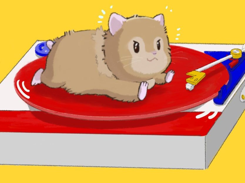 鼠鼠唱片机跑轮_菲faye-站酷ZCOOL