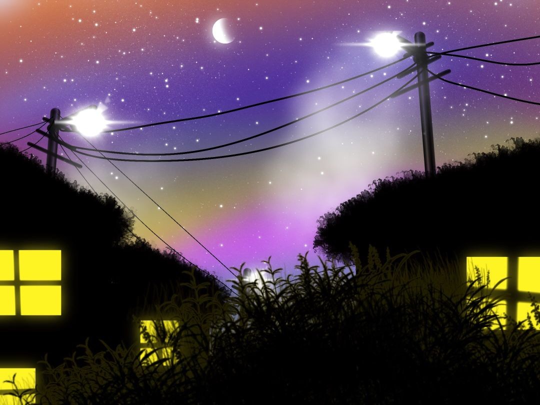 明月夜_夏天插画汇-站酷ZCOOL