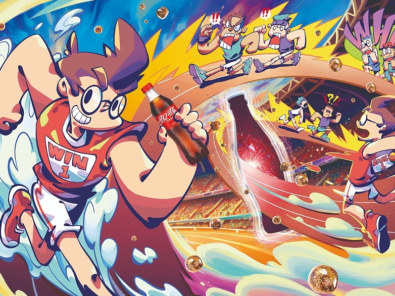 可口可乐 | 可乐BUFF之门~_Monkeyyyyy-站酷ZCOOL