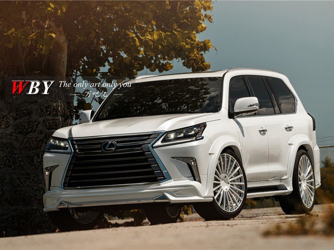 16款雷克萨斯LX570改装WALD宽体小包围宽体轮眉凌志lx_WBYBODYKIT-站酷ZCOOL