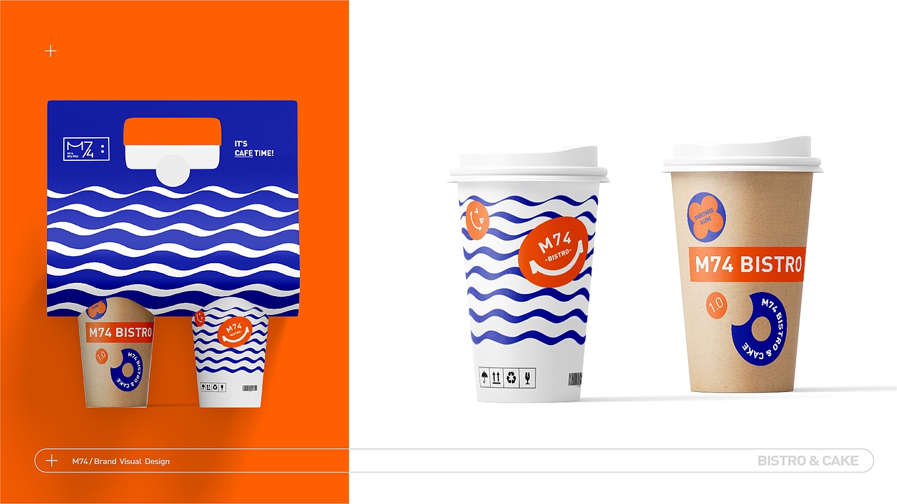 M74 BISTRO餐厅品牌形象设计/品牌设计_DaleeXu-站酷ZCOOL