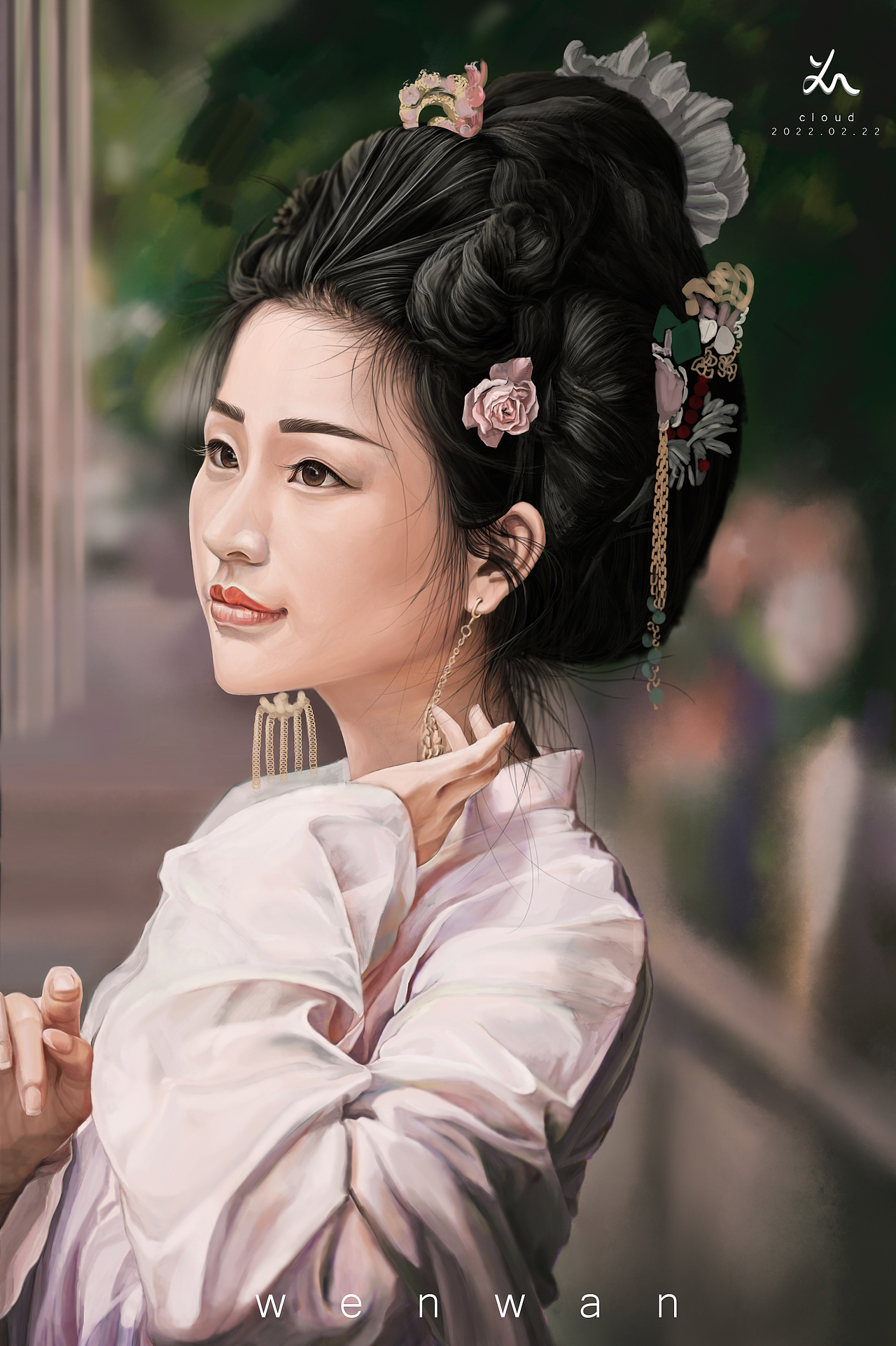 如沐春风 wenwan文婉002_云端上行413-站酷ZCOOL