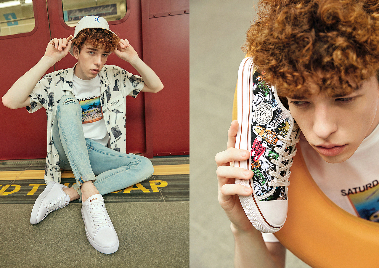 cabbeen shoes 2020 summer 卡宾男鞋2020夏_johnny_fl-站酷ZCOOL