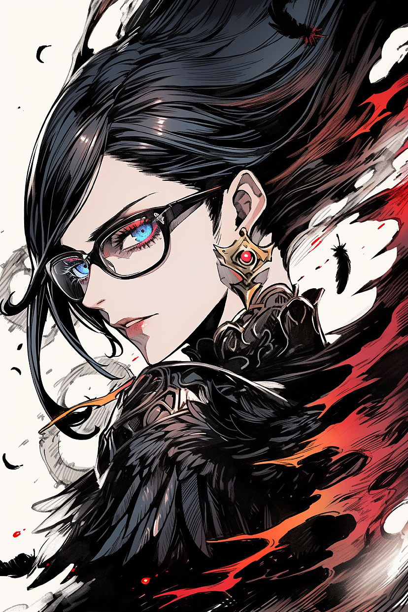 魔女降临｜贝优妮塔｜猎天使魔女_Wandering_Shadow-站酷ZCOOL