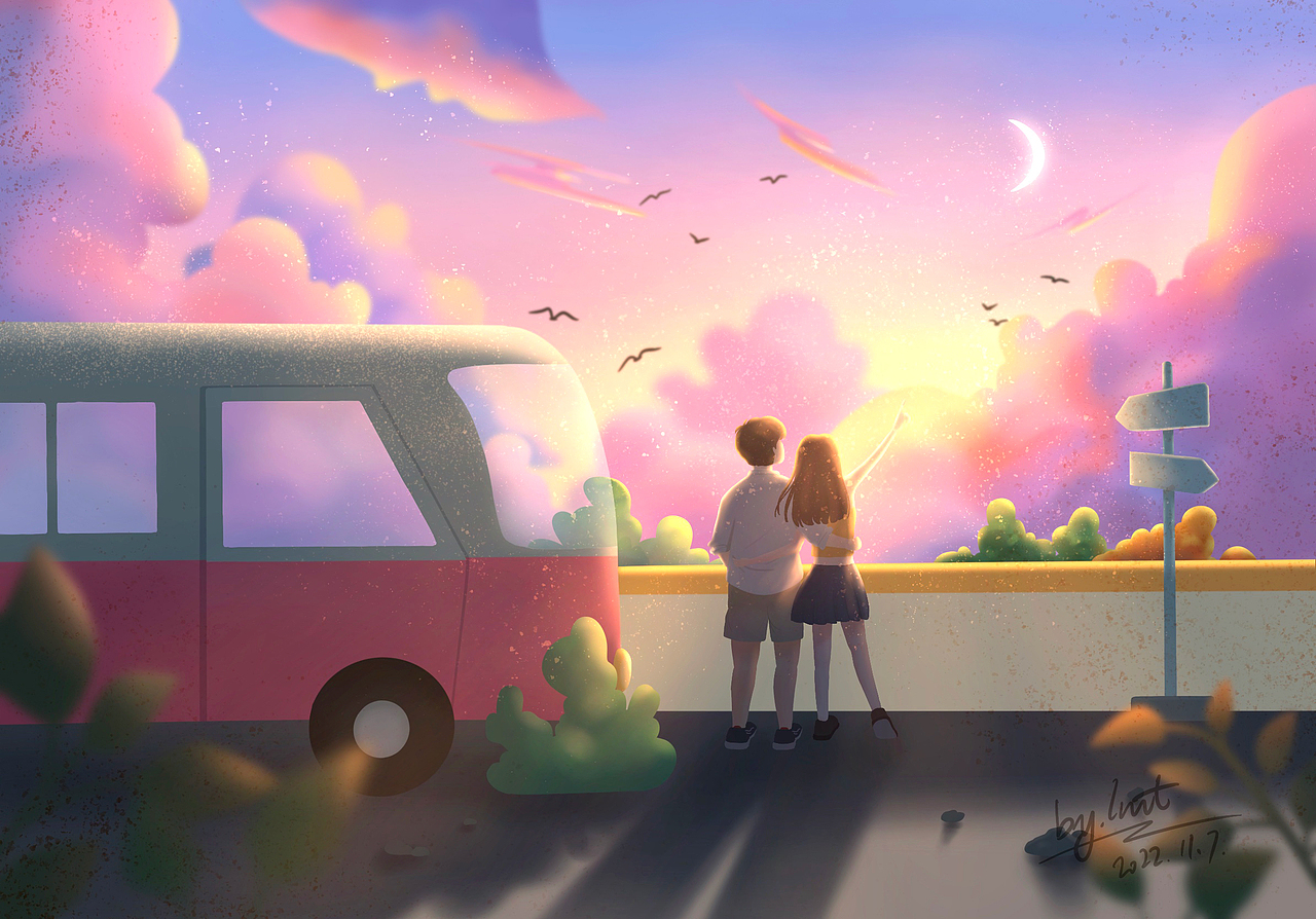 第四期第二周——陪你看日落_lmt小青豆-站酷ZCOOL