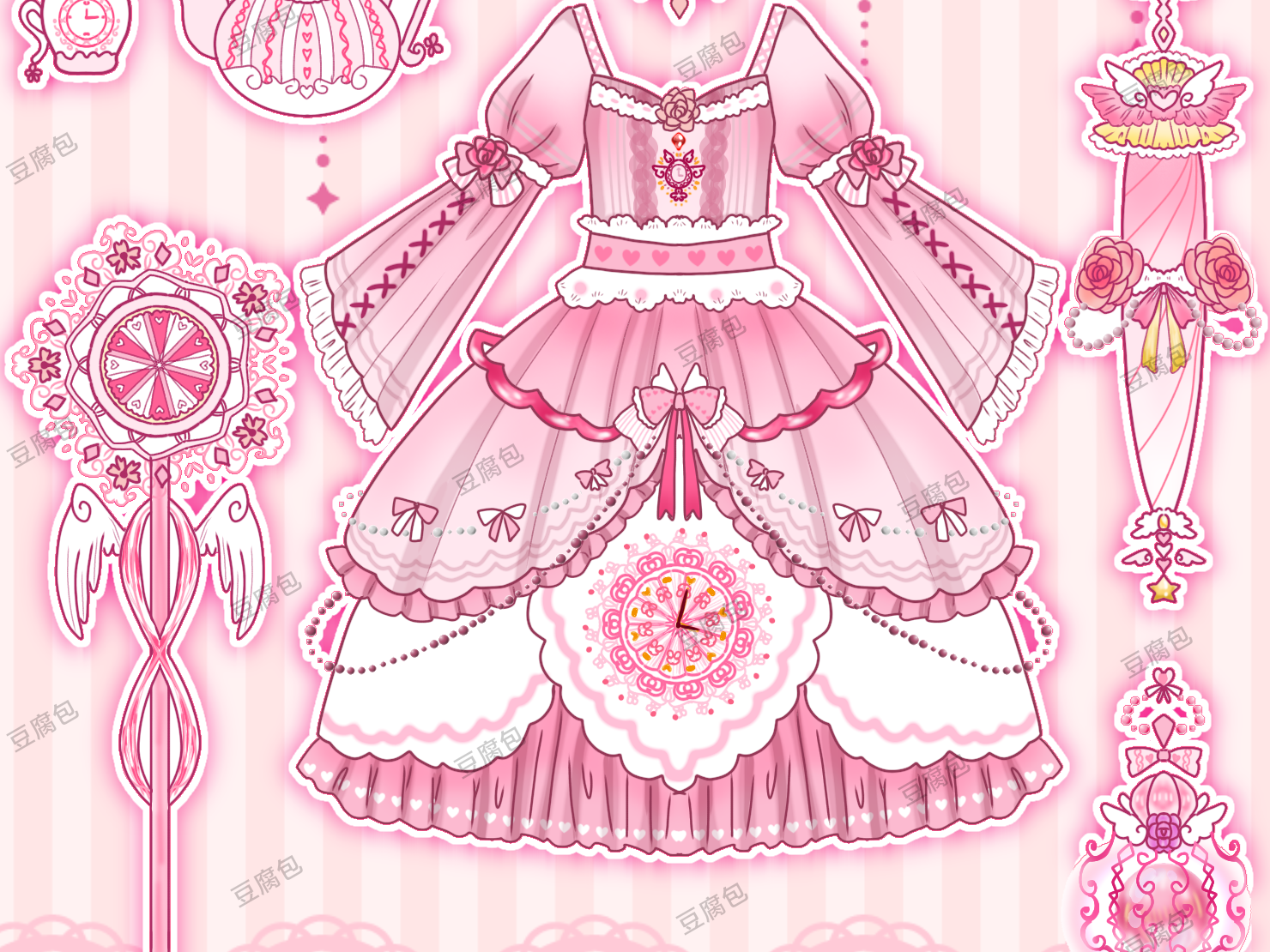 裙子合集_豆腐mi-站酷ZCOOL