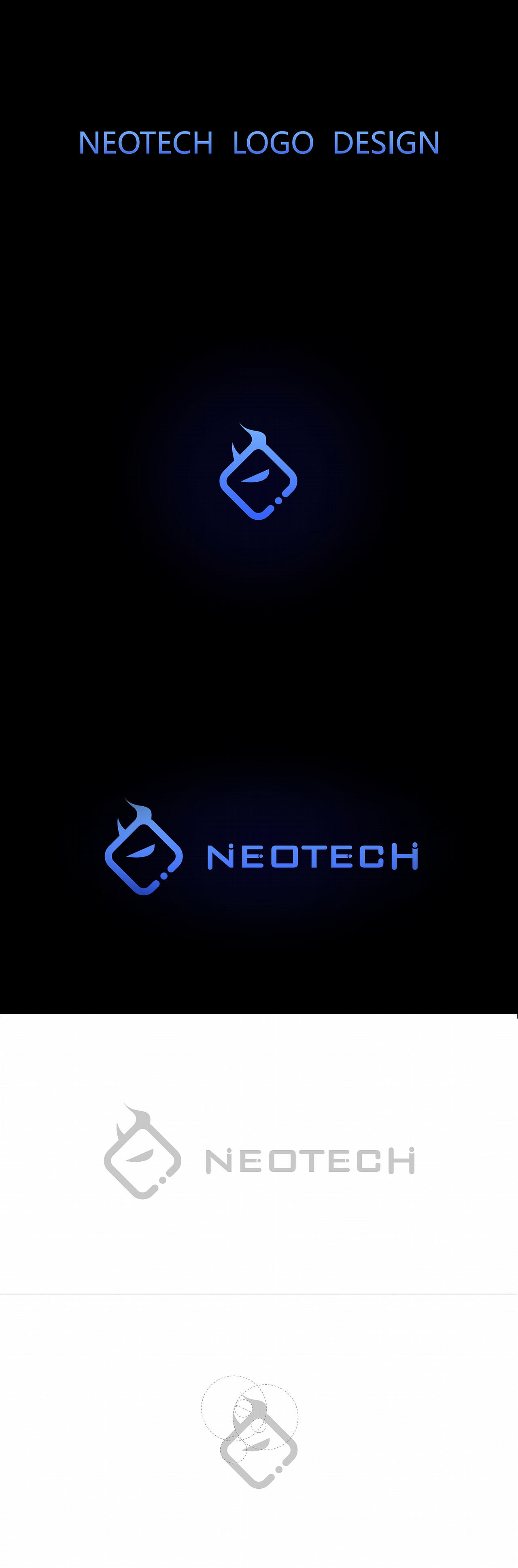 logo | 科技感商业logo设计（NEOTECH）_CrescentGu-站酷ZCOOL