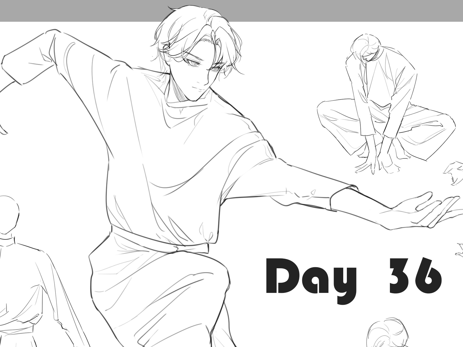 #速写60天挑战赛# Day36 @速写班长 _光城祭-站酷ZCOOL