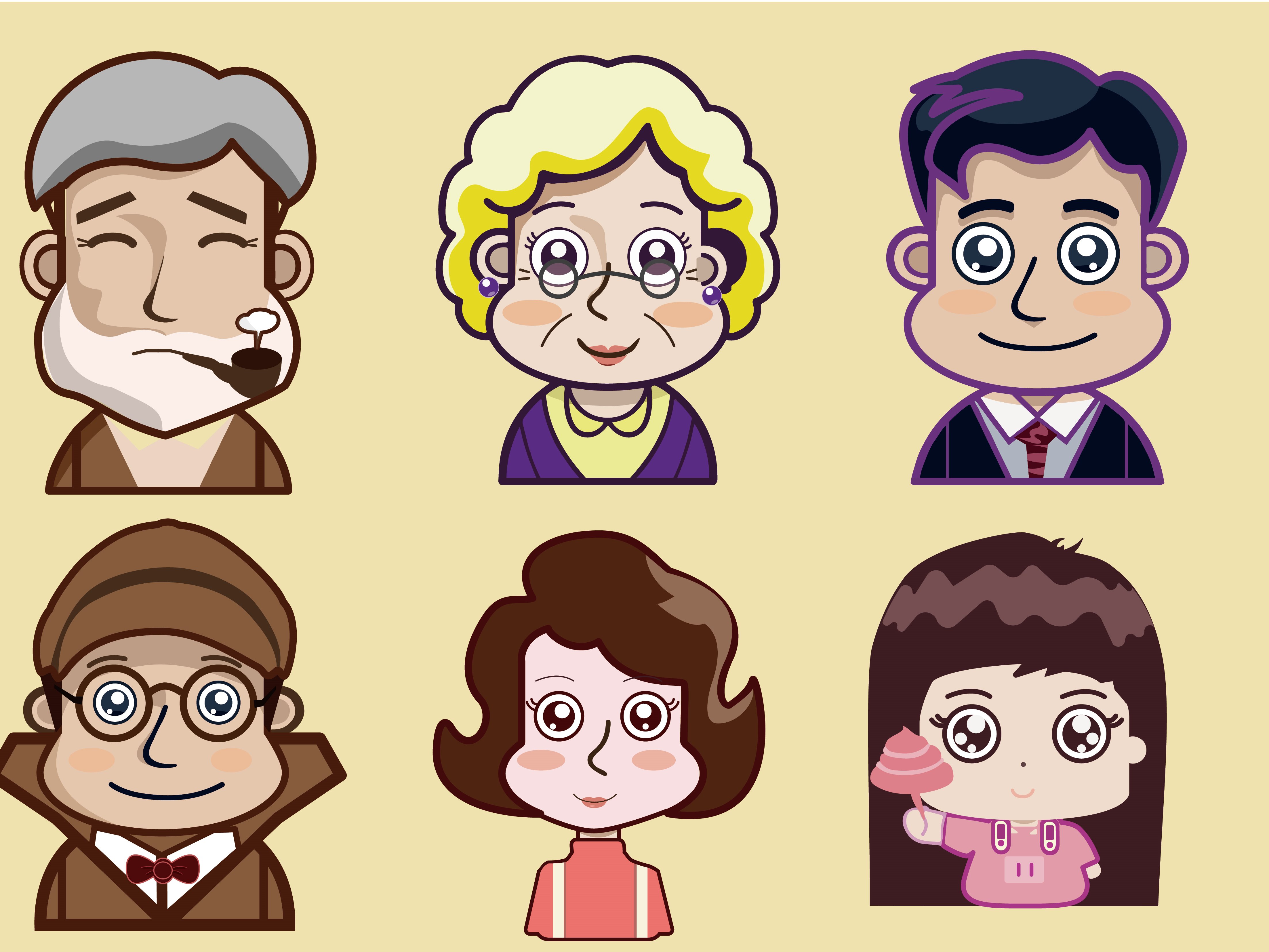 之前给客户设计的IP设计 课下进行了优化_babyjulia-站酷ZCOOL