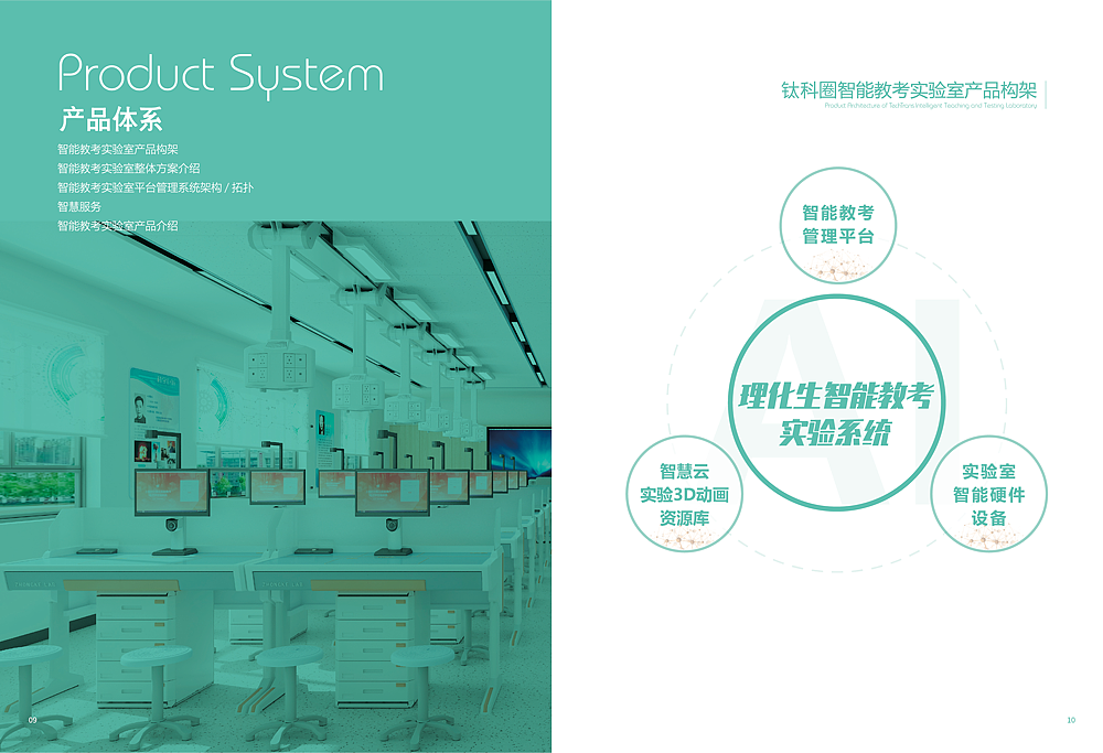 AI理化生实验室智能教考系统产品画册项目-[KENVISION]_KENVISION-站酷ZCOOL