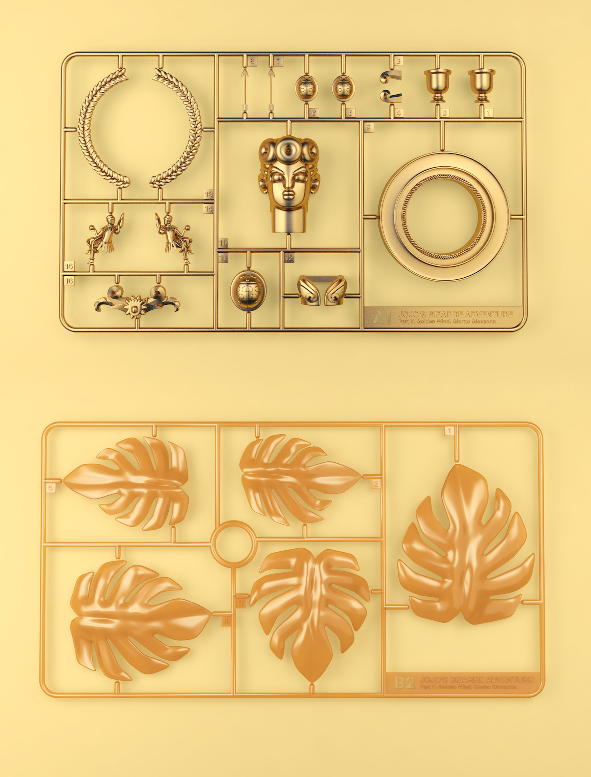 [ MODEL ] JoJo's Bizarre Adventure C4D_mooo_-站酷ZCOOL