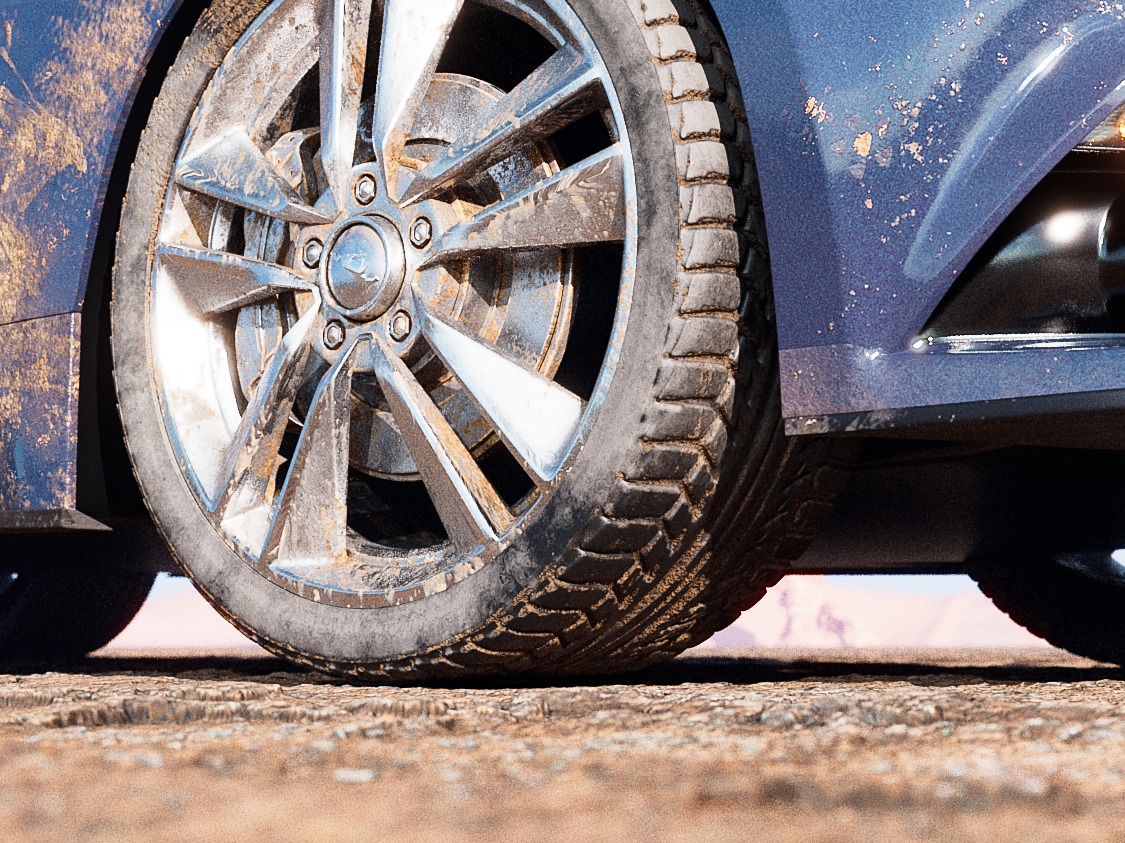 耗时十小时车胎and车身and灰尘_bsb007-站酷ZCOOL