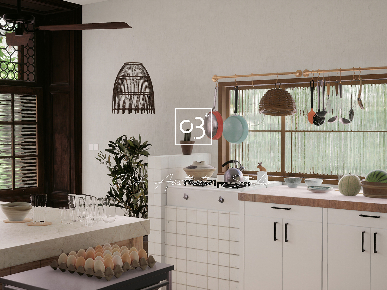 厨房 | UE4室内 | 3DMAX | 室内设计 | 室内展示动画_03add美学工作室-站酷ZCOOL