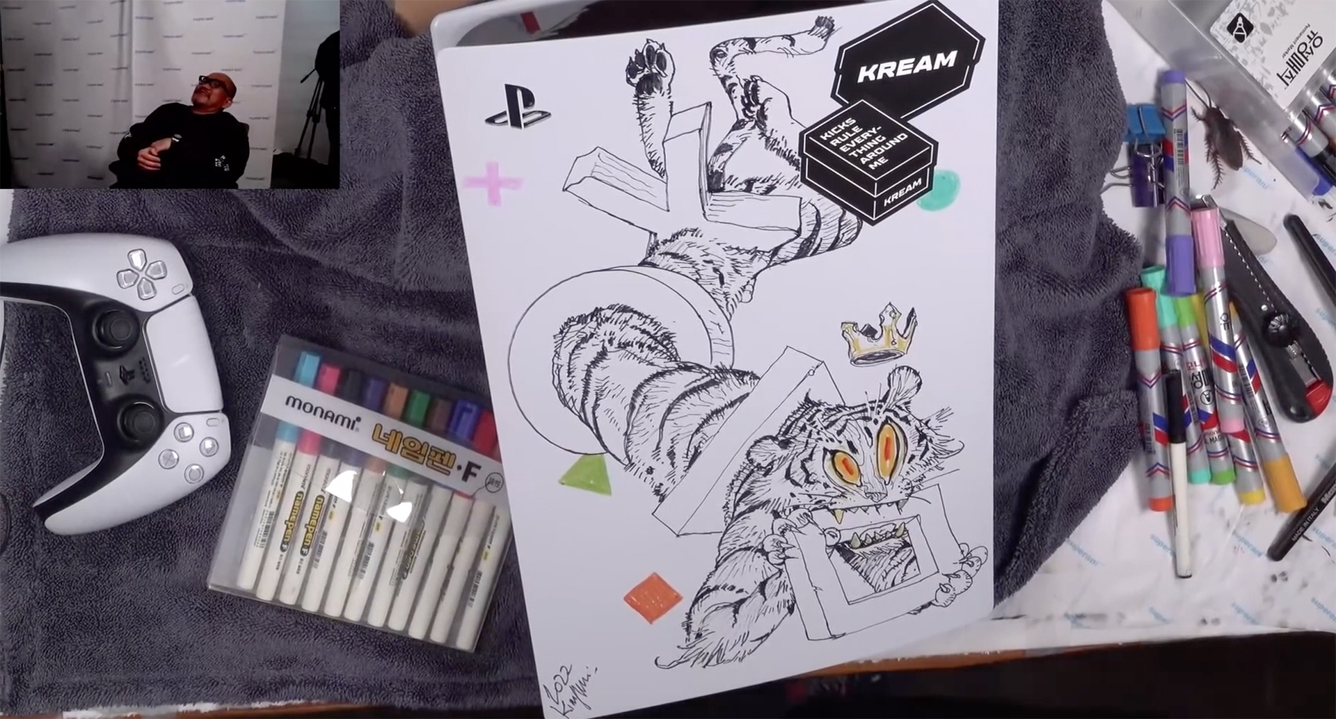 在新入手的ps5上尽情享受绘画过程。_金政基Kimjunggi-站酷ZCOOL