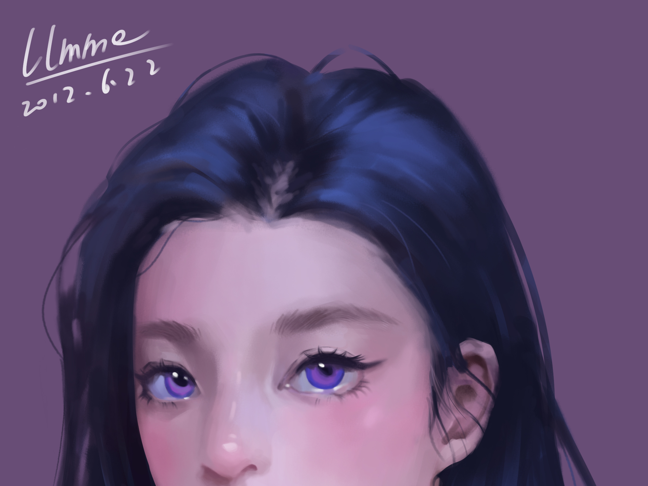 临摹/厚涂练习/黑妹_llmmme-站酷ZCOOL