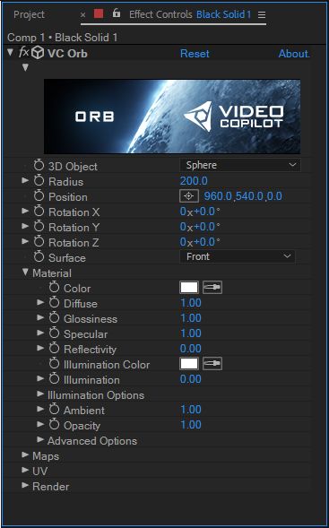 不定期教程 | AE超强插件【ORB】一键制作星球效果的免费插件 _极客羊工作室-站酷ZCOOL