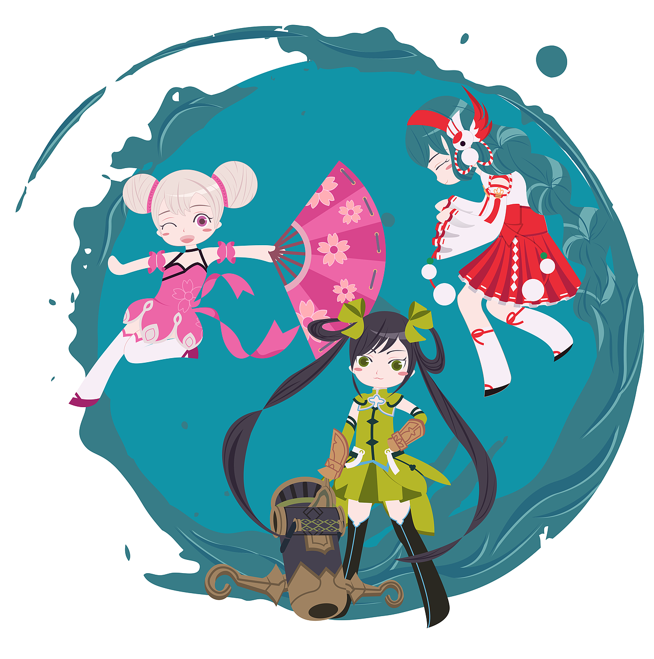 守望大海，天空，和你们的记忆-王者荣耀T恤设计_junk_july-站酷ZCOOL