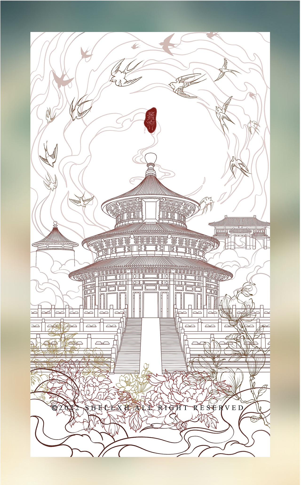 天坛|风调雨顺 五谷丰登_shellxh-站酷ZCOOL