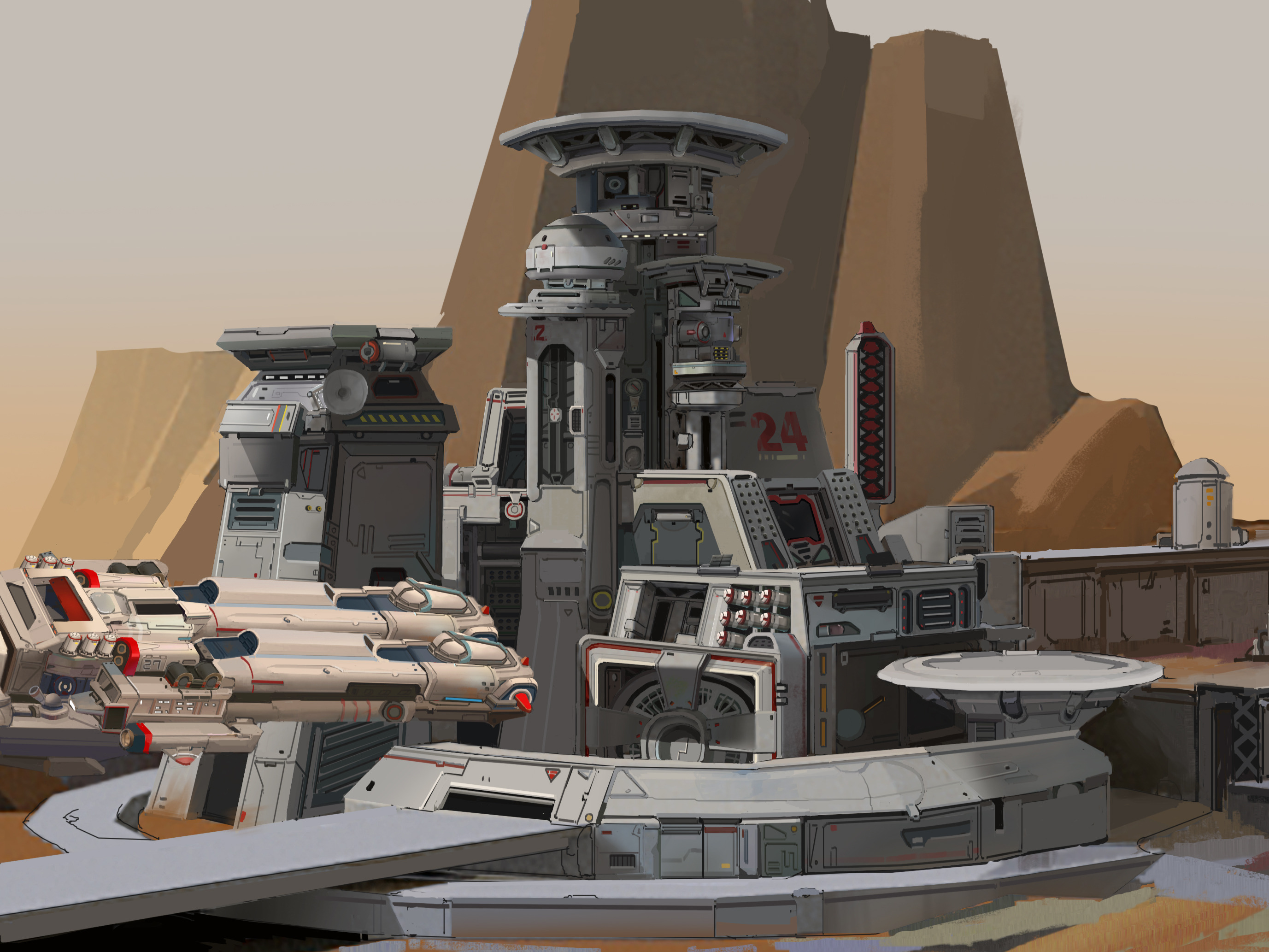 科幻场景_Sspling-站酷ZCOOL