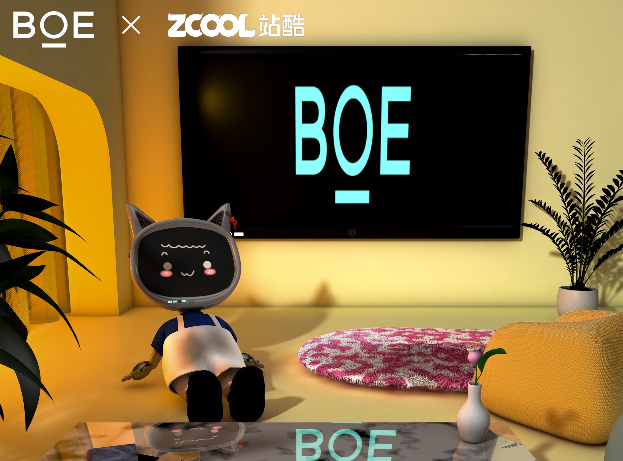 [你好，BOE] IP形象设计——阿哦_欧爵-站酷ZCOOL