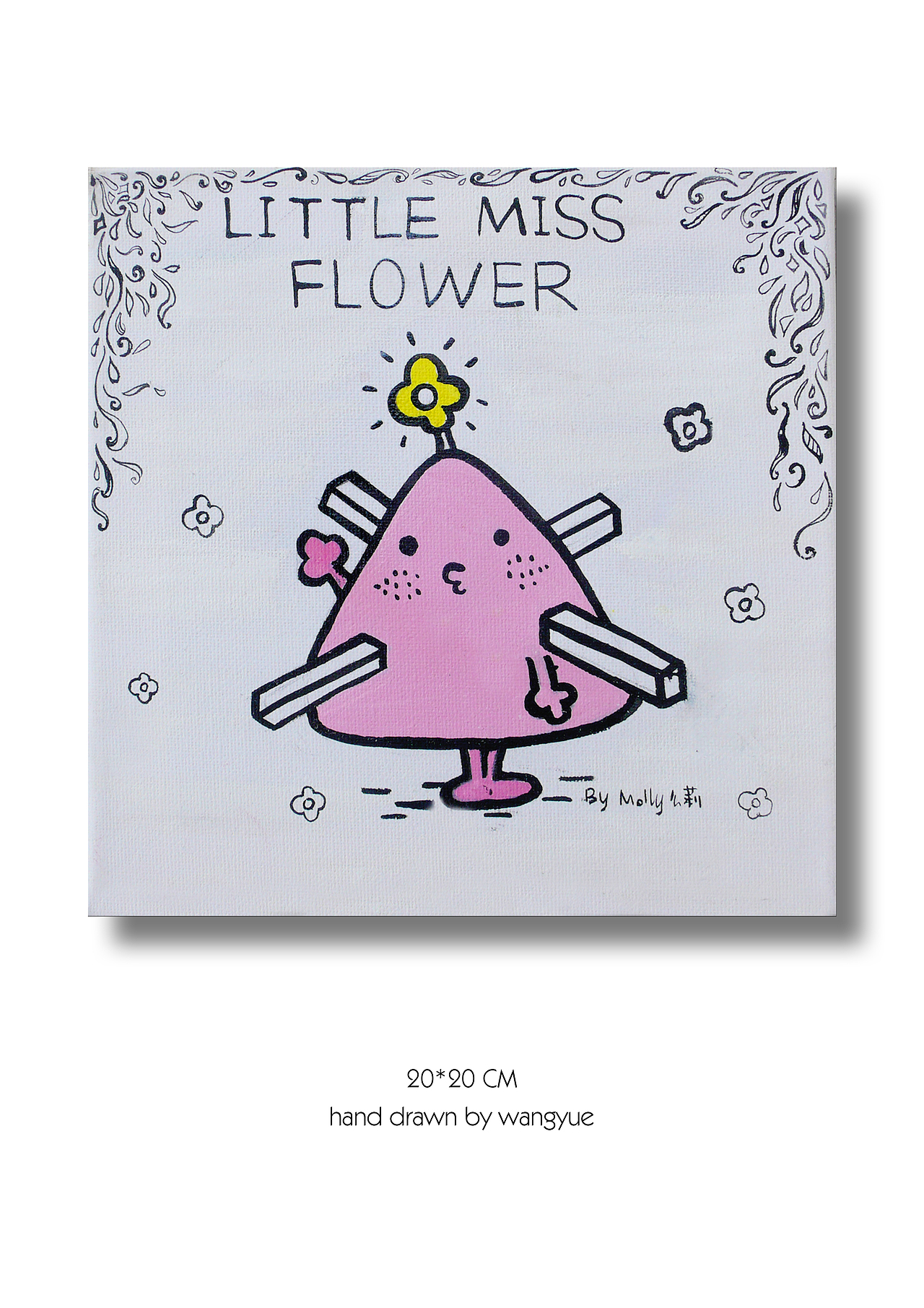 LITTLE MISS FLOWER_Molly玥-站酷ZCOOL