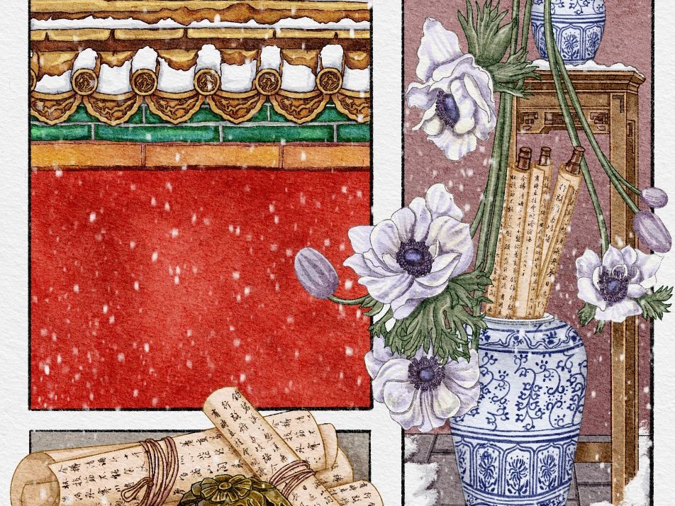 分镜插画 | 雪域宫廷_雯钰_WenYu-站酷ZCOOL