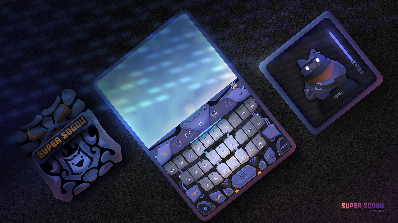 搜狗输入法皮肤-SUPER SOGOU_7years-站酷ZCOOL