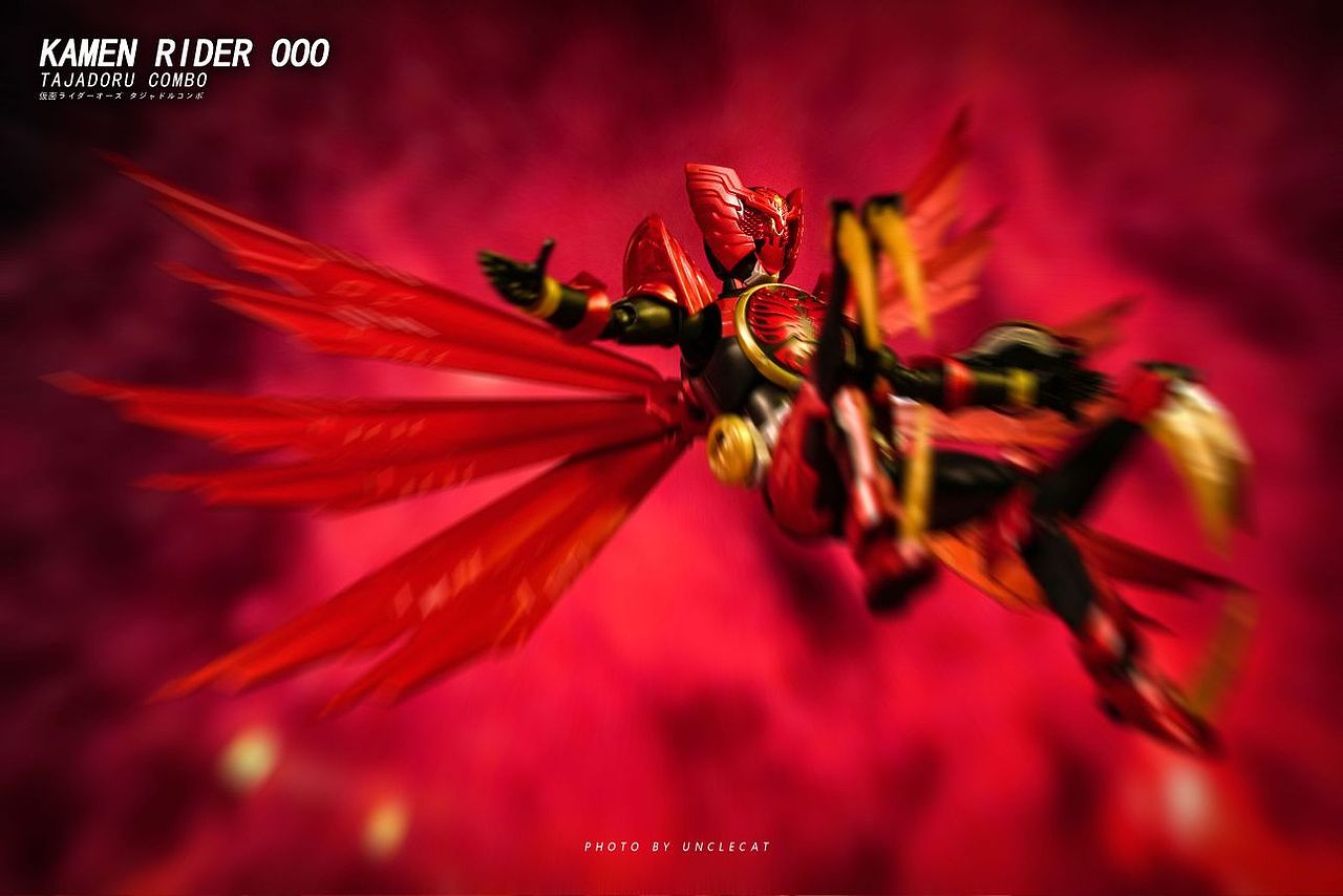 模玩摄影|假面骑士OOO 鸟联组 |万代Frs_田所浩猫-站酷ZCOOL