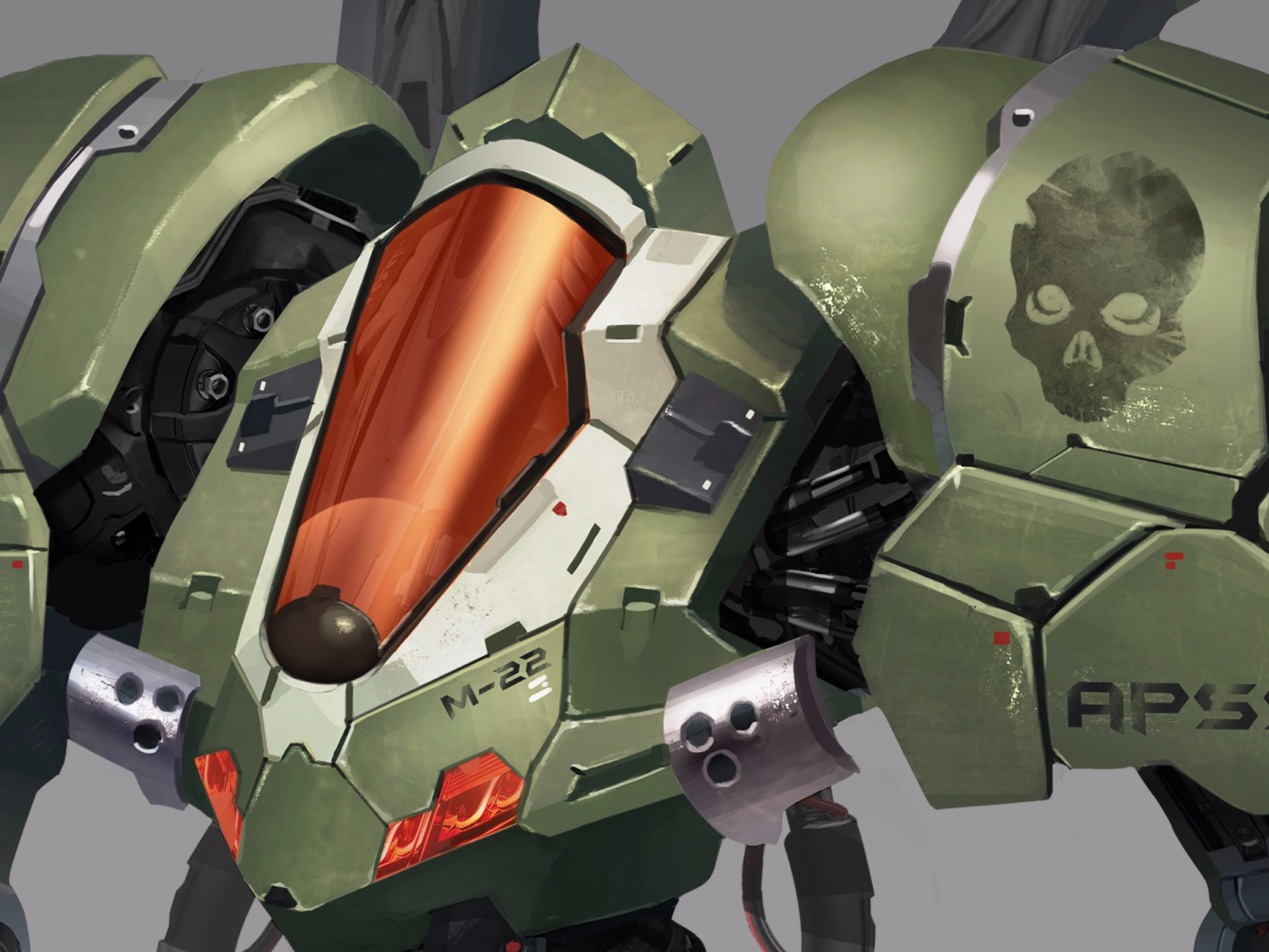 硬核机甲设计_FA_SOLO-站酷ZCOOL