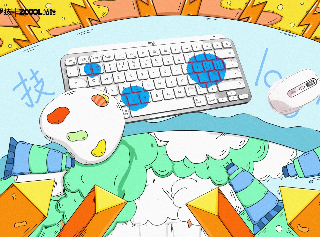 罗技MX黑科技系列_雨后惊虹-站酷ZCOOL