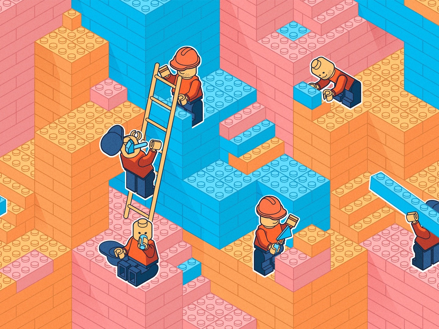 如何以最简单的方式制作出精美的2.5D插图_小猫咪擦擦-站酷ZCOOL