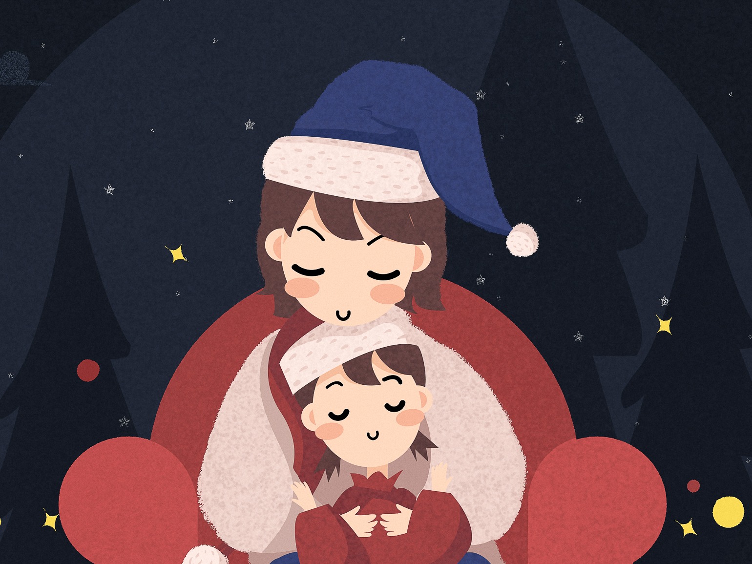 我们的我们07晚安的小拥抱_Anniebugu-站酷ZCOOL