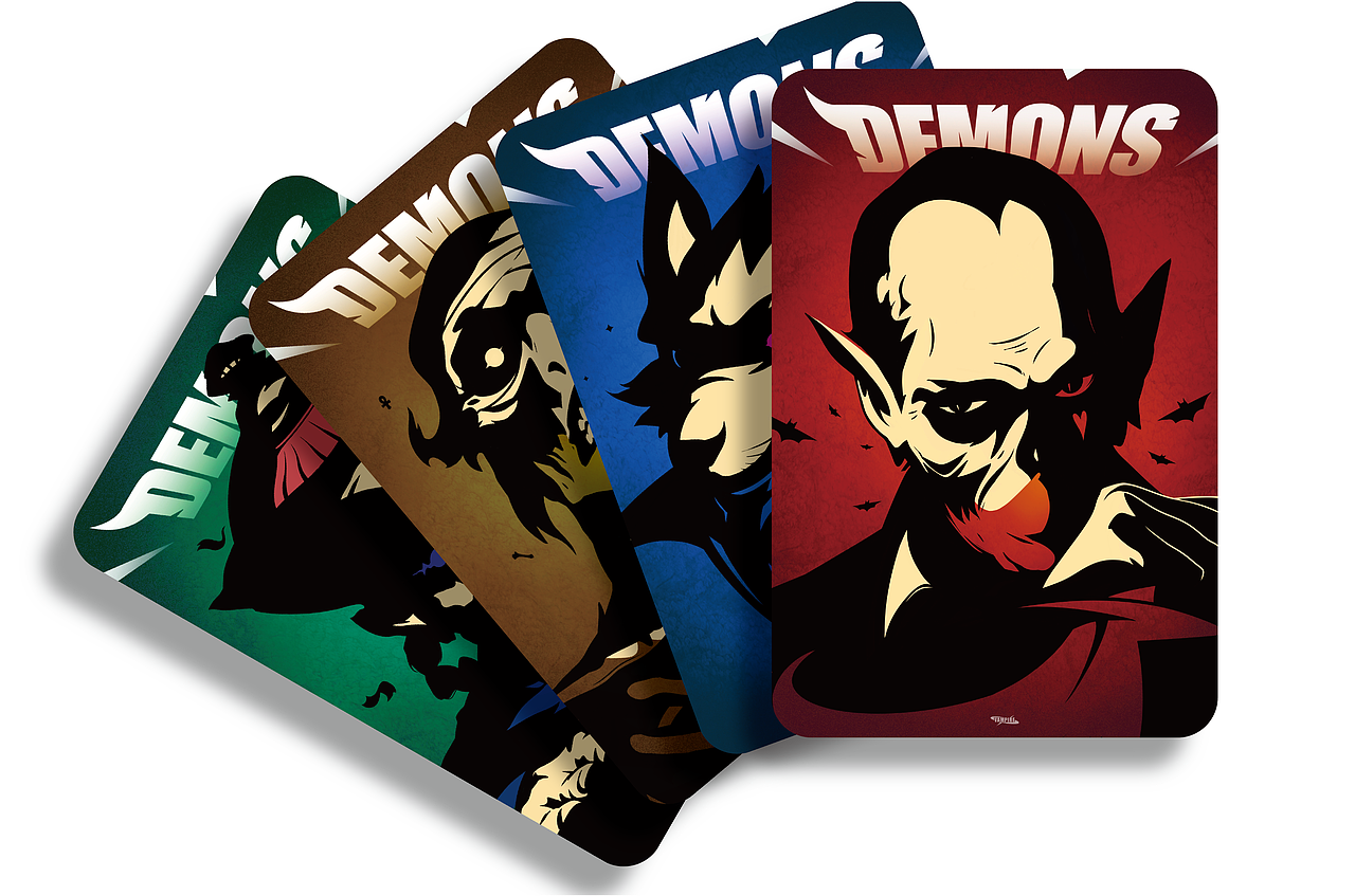 DEMONS-手绘海报_感电木头-站酷ZCOOL