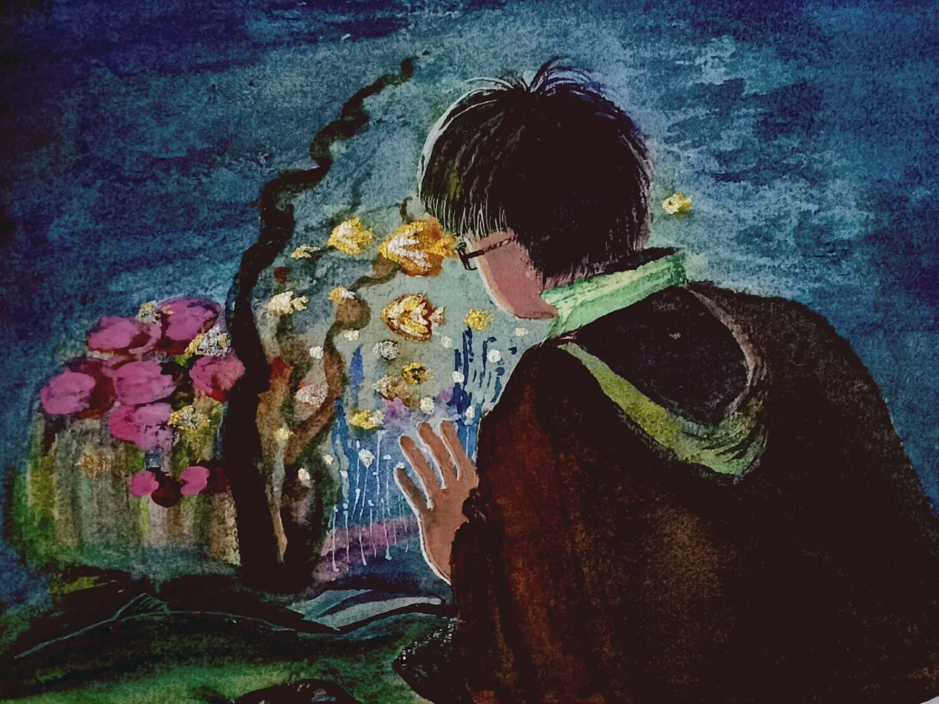 水族箱内鱼的愿望_windy孤鸪鼓固-站酷ZCOOL