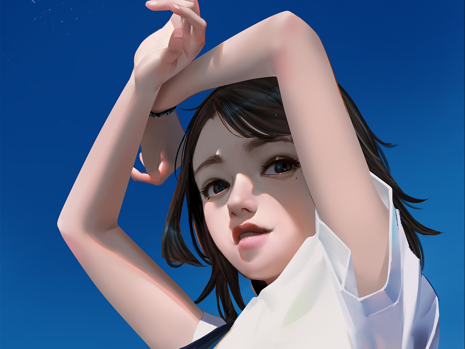 这次的新图希望大家能喜欢~我很少画这种风格的。_Peter肖吉-站酷ZCOOL