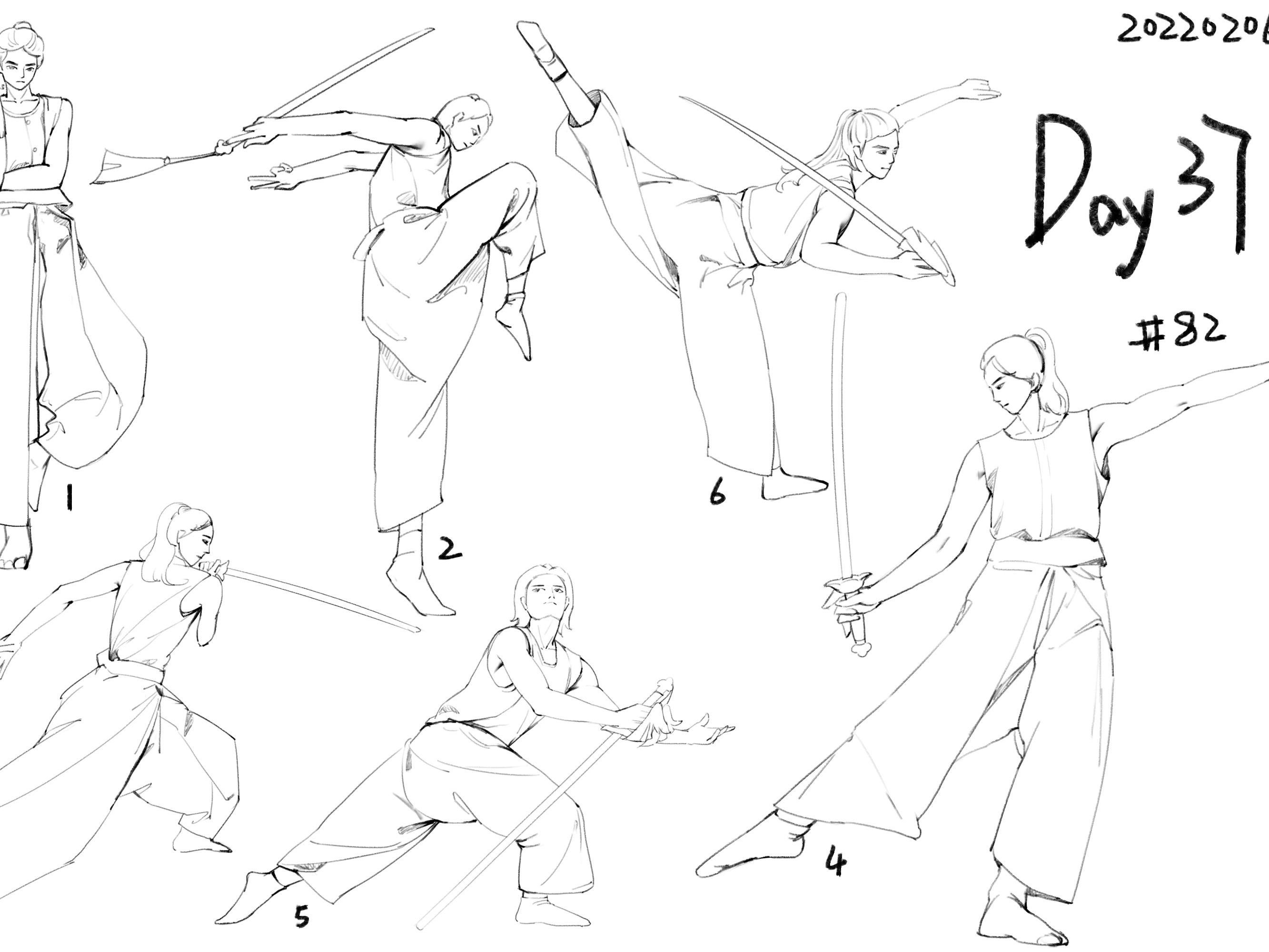 #速写60天挑战赛# Day37 @速写班长_立羽A-站酷ZCOOL