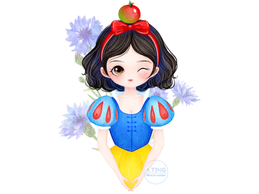 迪士尼公主同人合集_紫汐A.TING-站酷ZCOOL