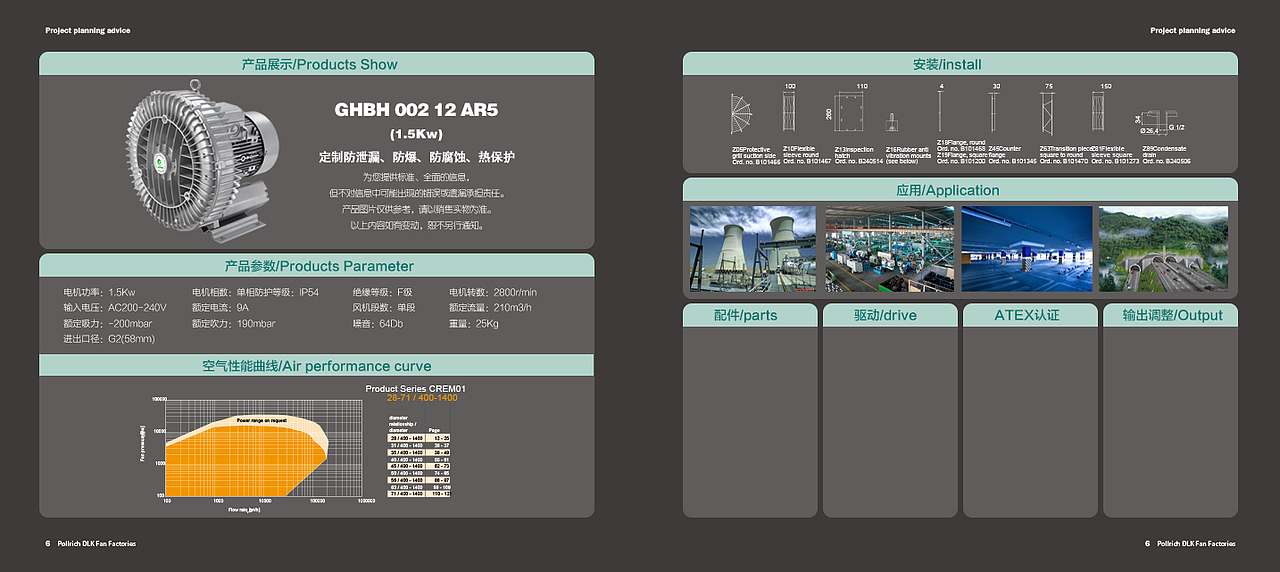 POLLRICH DLK FAN FACTORIES 产品样册样稿设计_龙韵老师-站酷ZCOOL