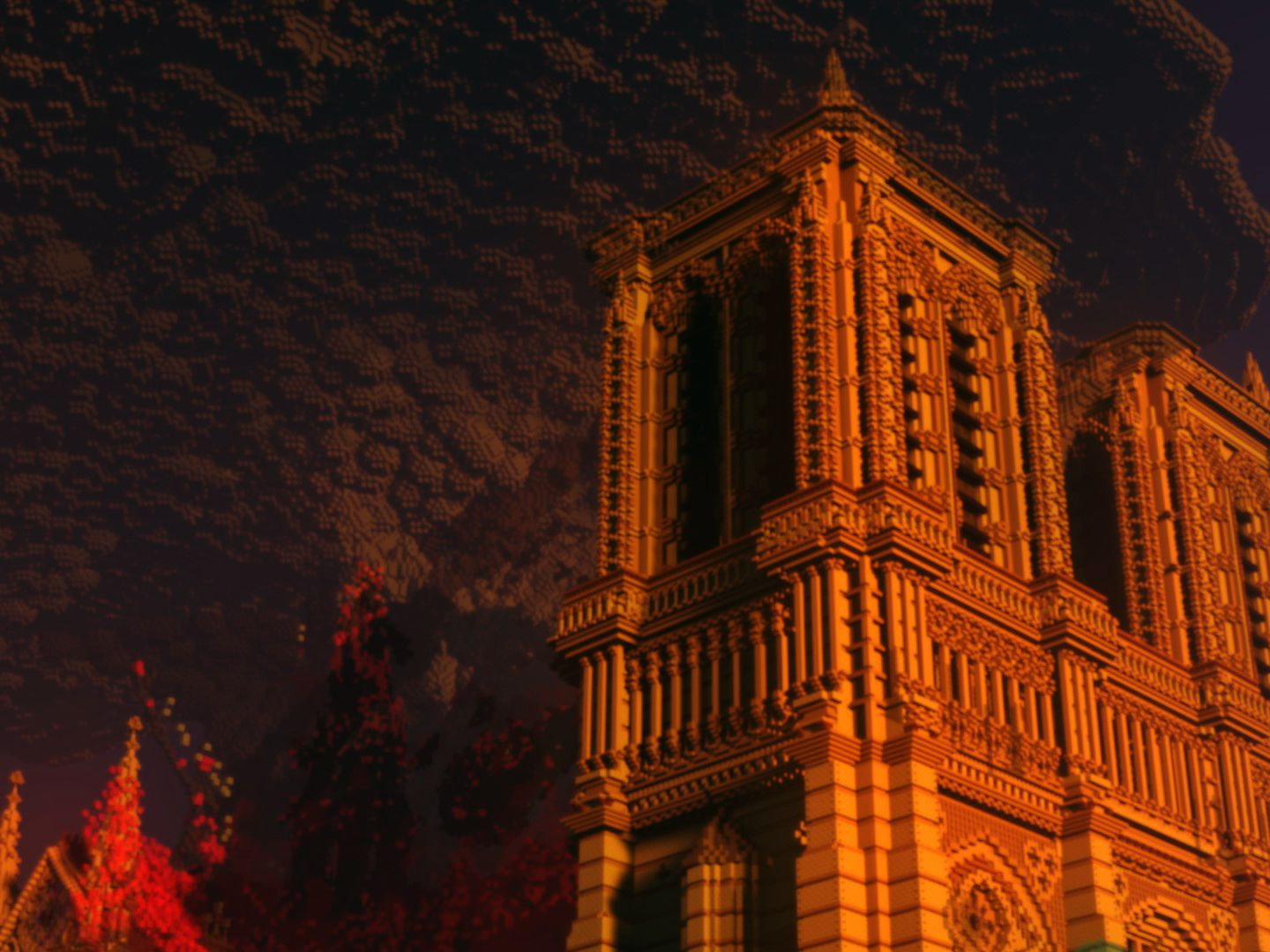 巴黎圣母院大火_Snow莲-站酷ZCOOL