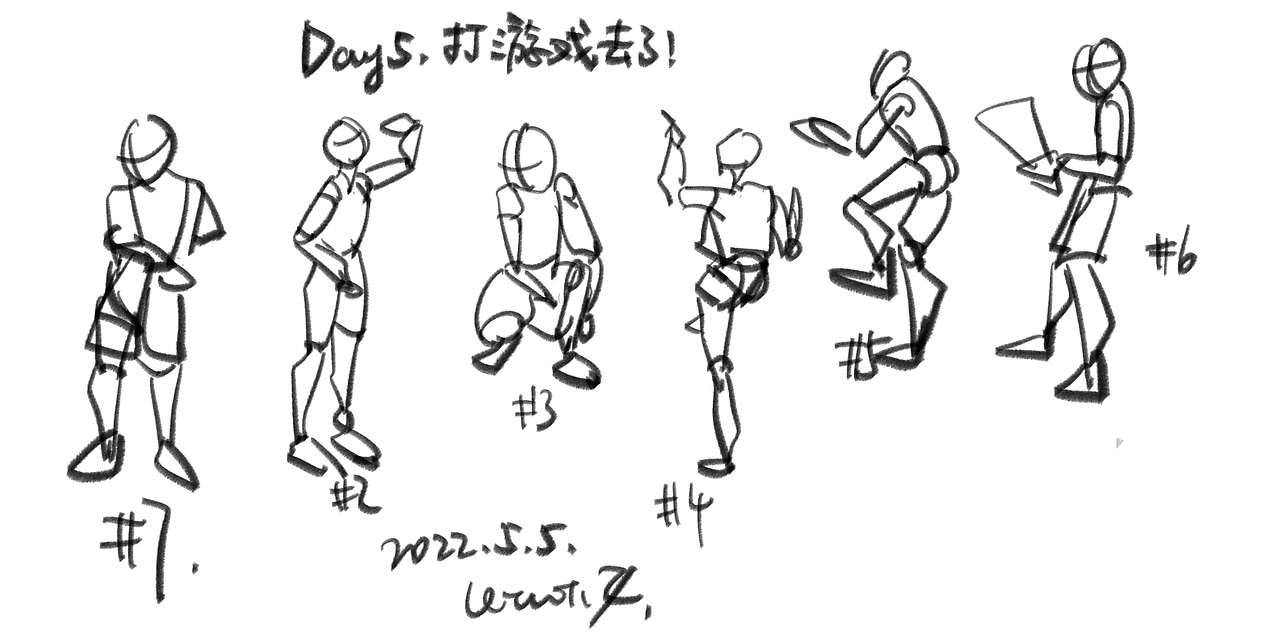 #速写60天挑战赛# Day5@速写班长_祝丘棠-站酷ZCOOL
