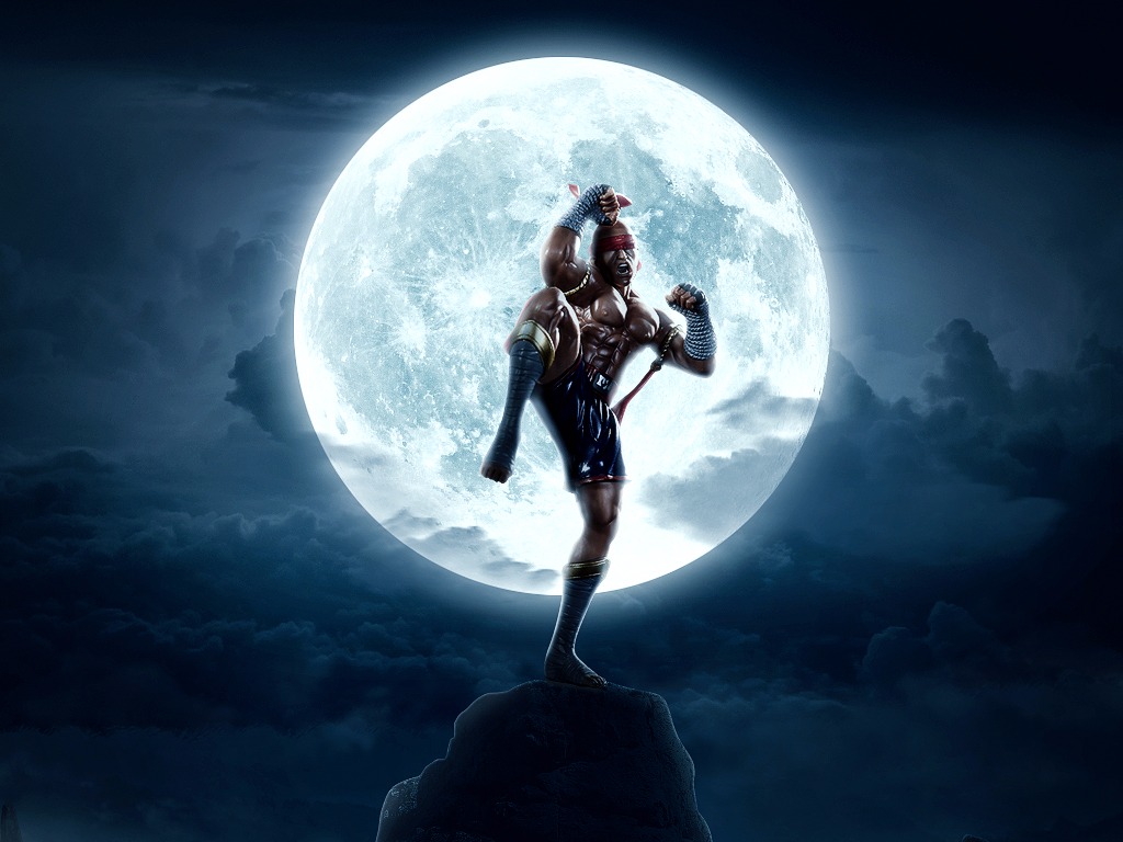 月下盲僧_张好甜Aubrey-站酷ZCOOL