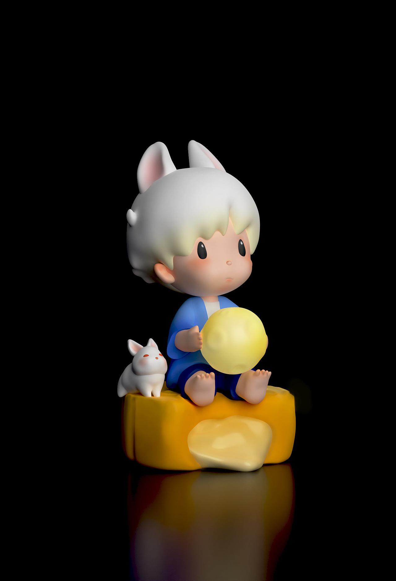 潮玩IP｜嘟兜DUDOU—中秋_卜尔茶-站酷ZCOOL