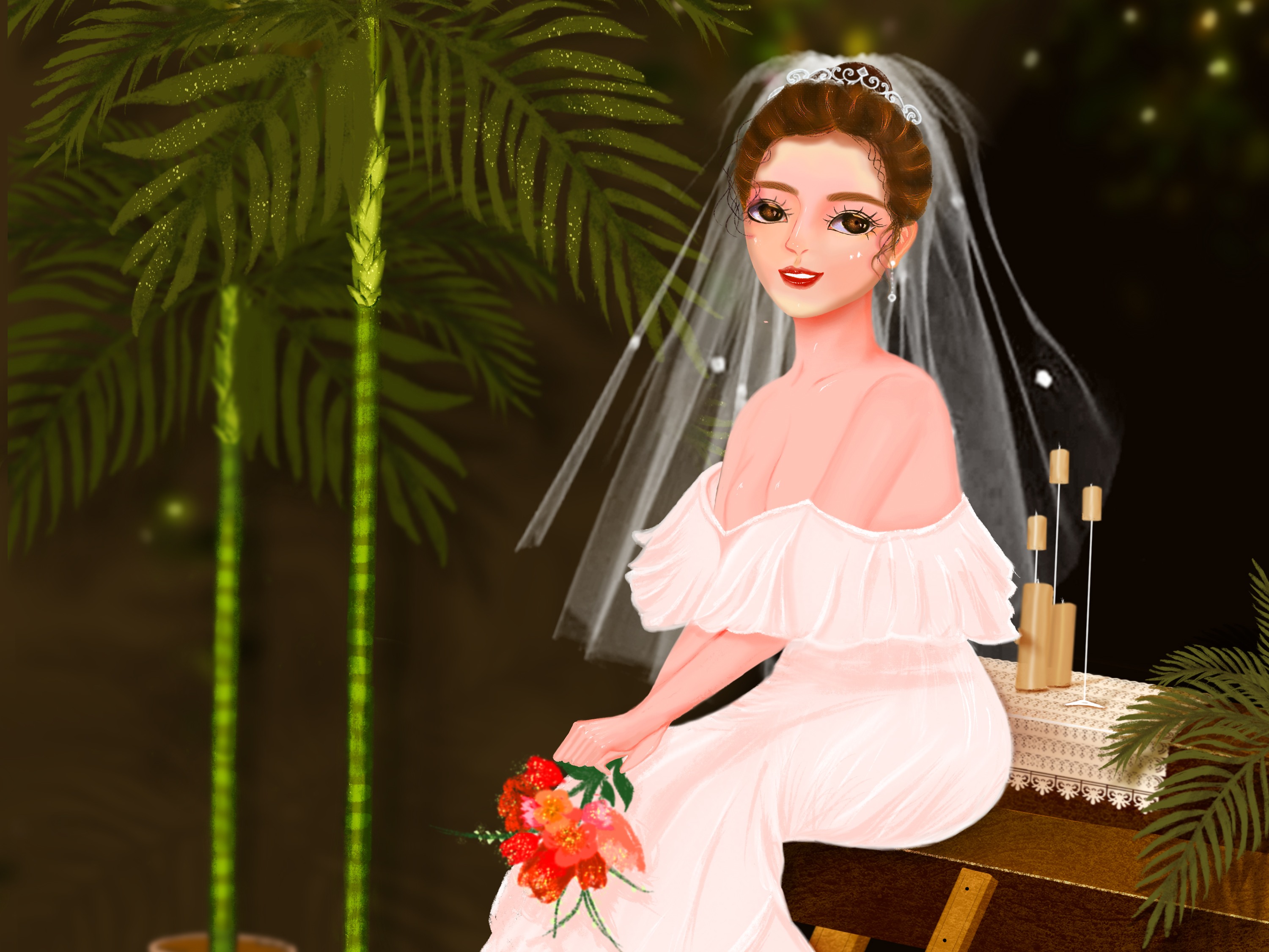 婚纱小姐姐_牛魔王MM-站酷ZCOOL