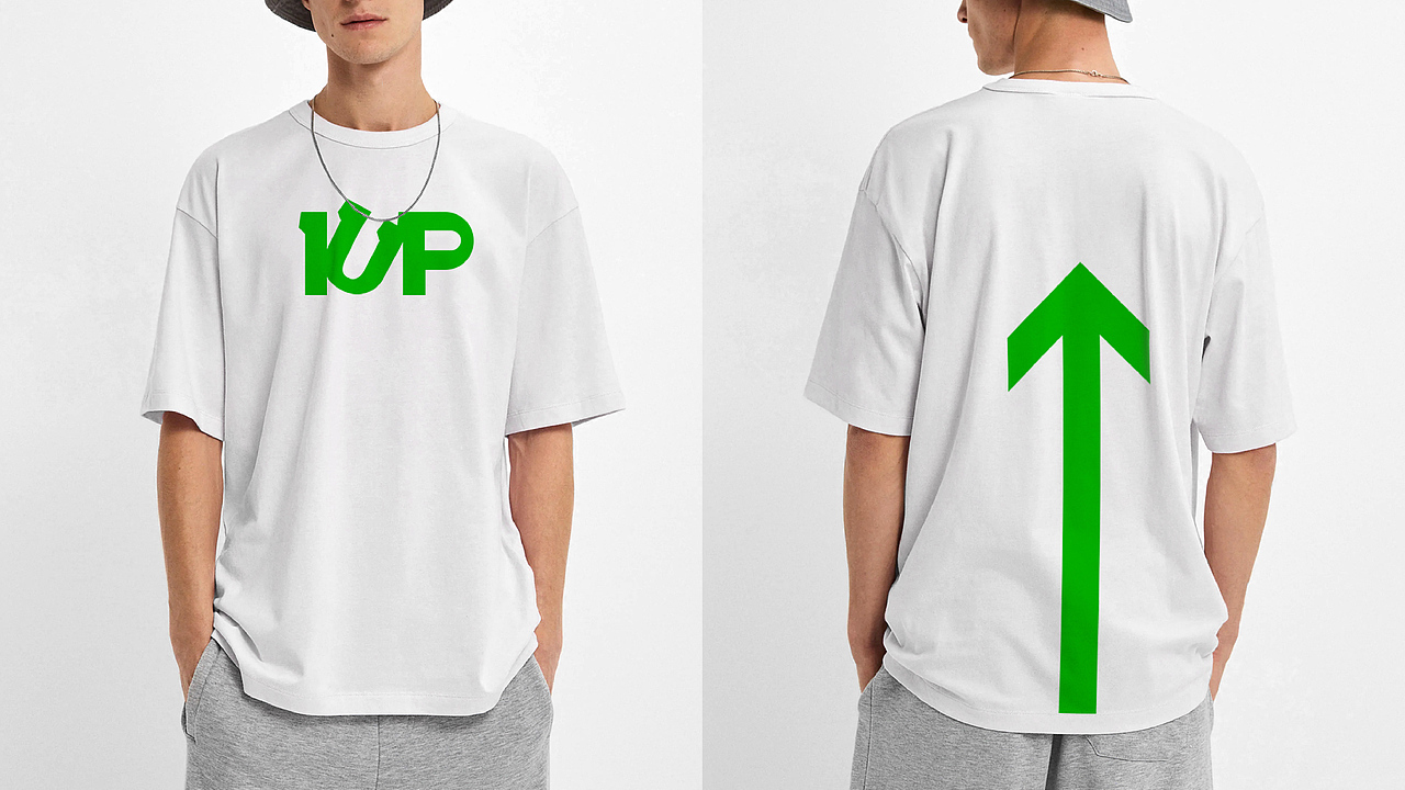 1UP ONEUP 茶饮厂牌 | 绿色文化不只是说说_陈切Qie-站酷ZCOOL