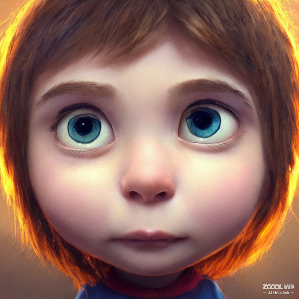 #AI创作实验室#大眼睛的小男孩_ttfs-站酷ZCOOL