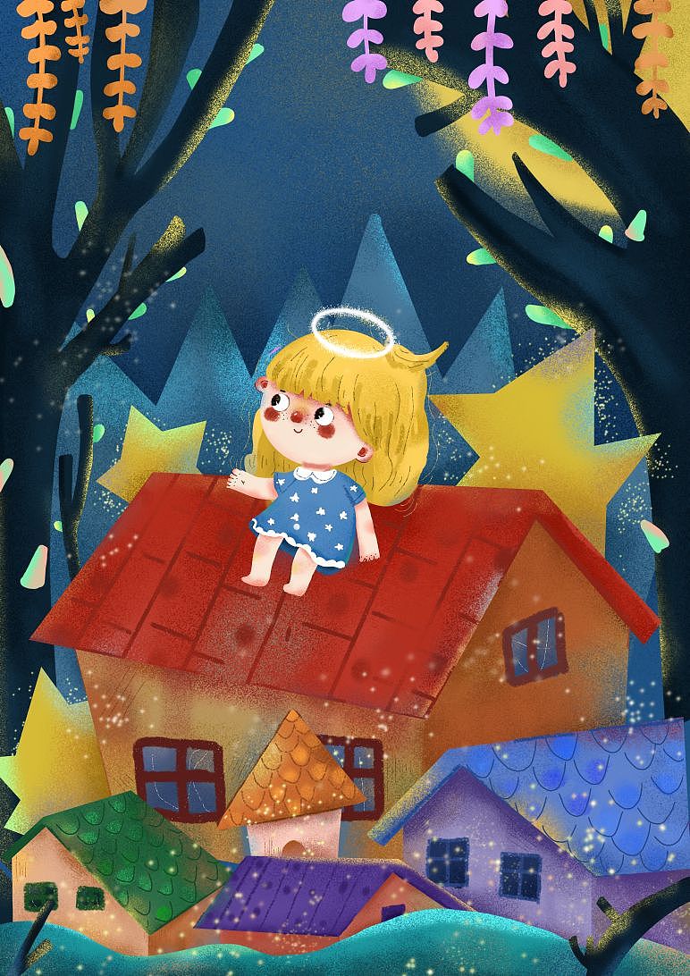 儿童插画临摹_十月mm-站酷ZCOOL