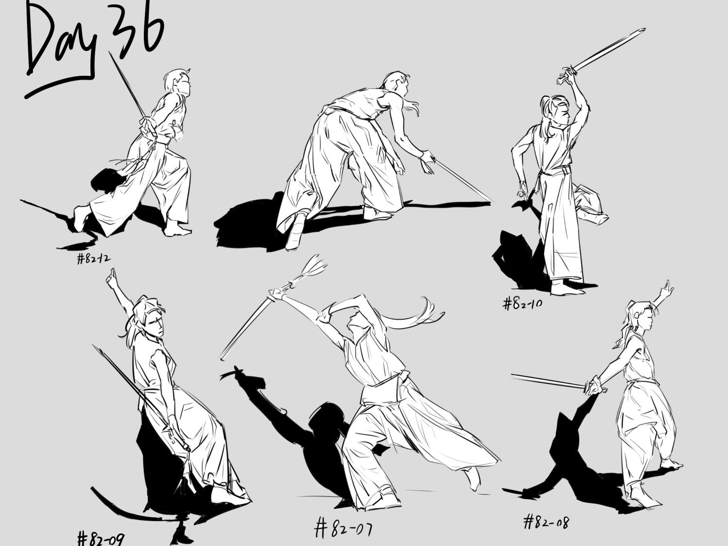 Day36 @速写班长 #速写60天挑战赛# _一语四字-站酷ZCOOL