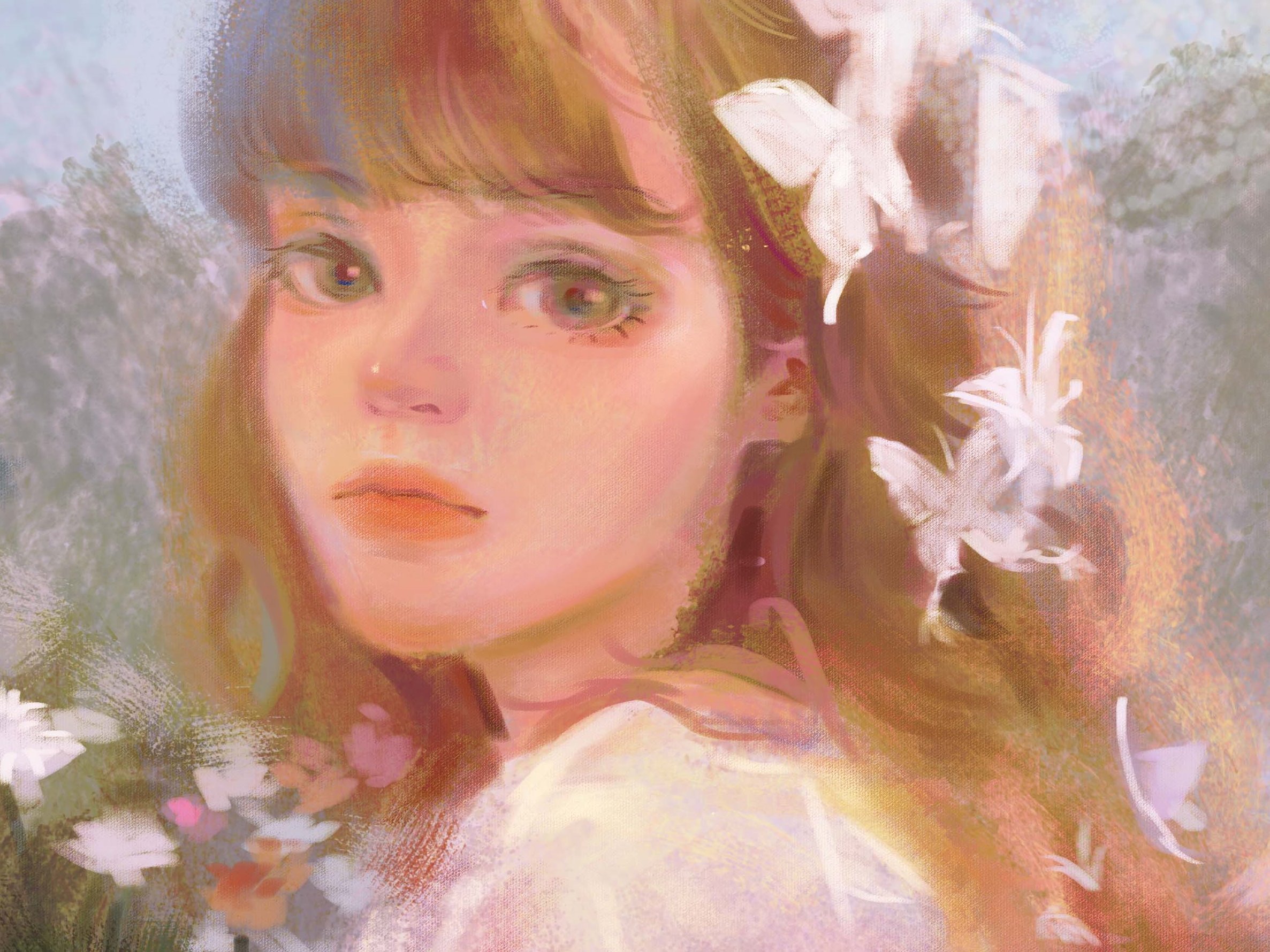 油画少女_瑞思拜lalala-站酷ZCOOL